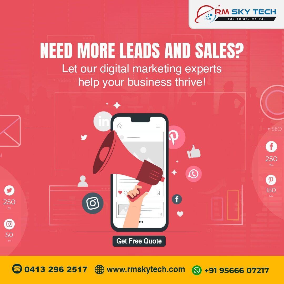 RM Skytech Puducherry on LinkedIn: Digital Marketing - RM SkyTech RM Skytech Puducherry on LinkedIn: Digital Marketing - RM SkyTech