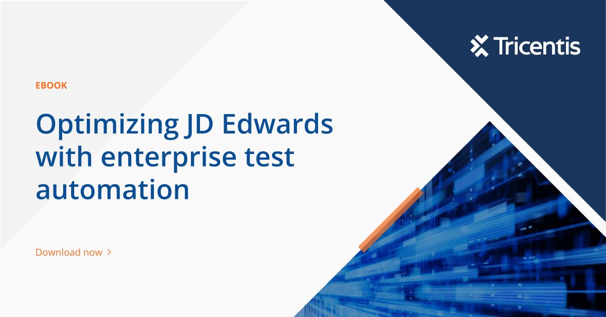 Joseph Beale on LinkedIn: Optimizing JD Edwards with enterprise test ... Joseph Beale on LinkedIn: Optimizing JD Edwards with enterprise test ...