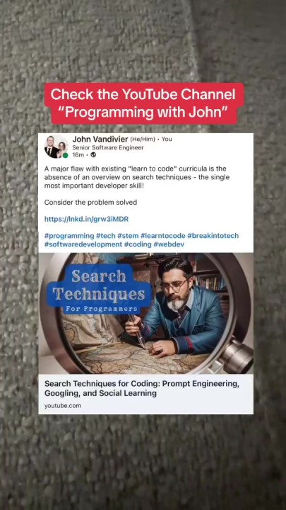 John Vandivier on LinkedIn: #tech #coding #ladderly #softwareengineer # ... John Vandivier on LinkedIn: #tech #coding #ladderly #softwareengineer # ...