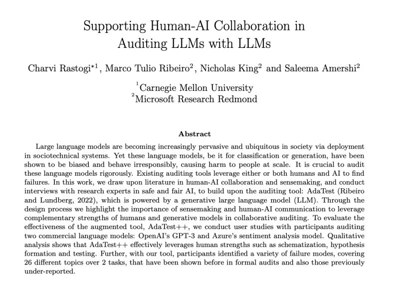 Ahsen Khaliq on LinkedIn: Supporting Human-AI Collaboration in Auditing ... Ahsen Khaliq on LinkedIn: Supporting Human-AI Collaboration in Auditing ...