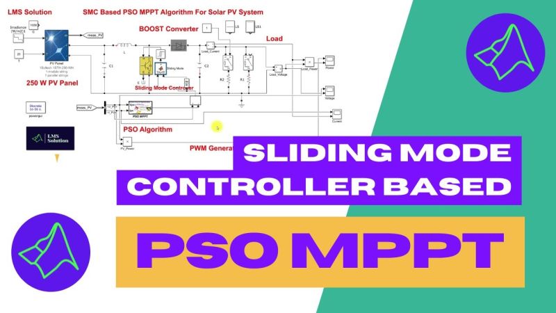 PSO MPPT| Sliding Mode based PSO MPPT | PV System| MPPT | LMS Solution PSO MPPT| Sliding Mode based PSO MPPT | PV System| MPPT | LMS Solution