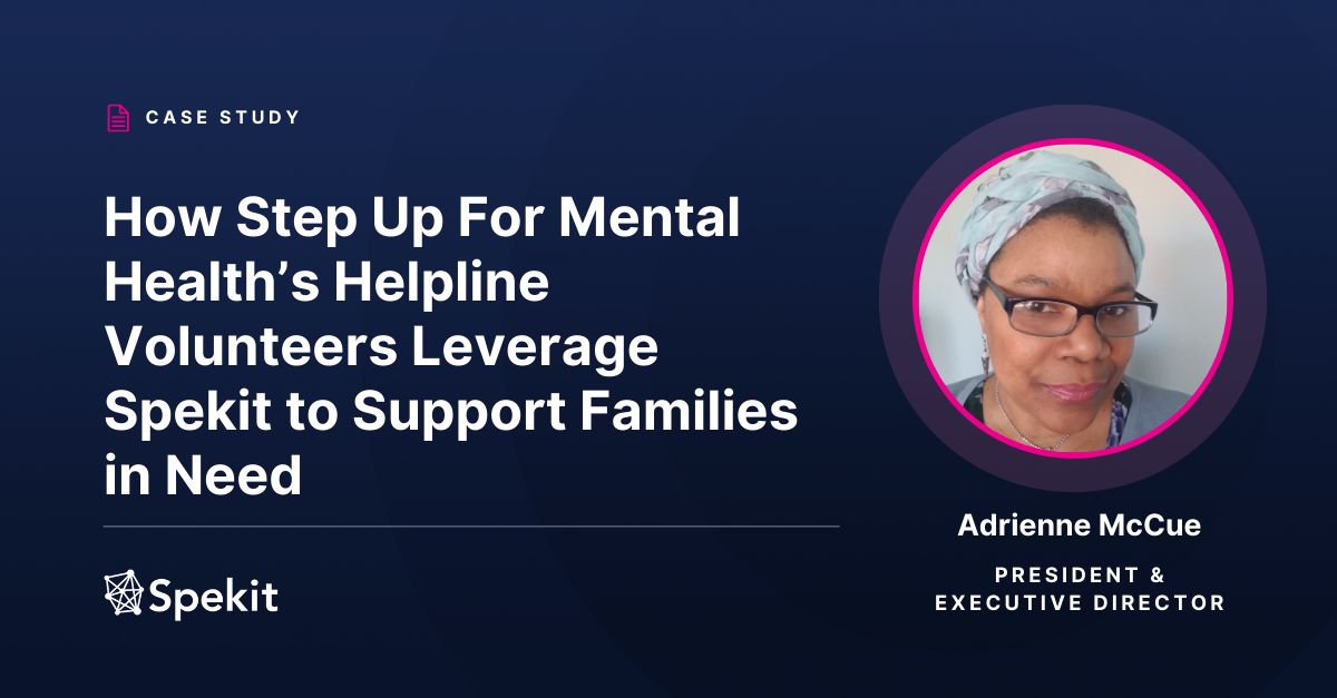 How Step Up For Mental Health uses Spekit | Spekit π posted on the ... How Step Up For Mental Health uses Spekit | Spekit π posted on the ...