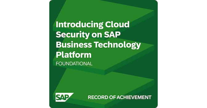 Introducing Cloud Security on SAP Business Technology Platform - Record ... Introducing Cloud Security on SAP Business Technology Platform - Record ...