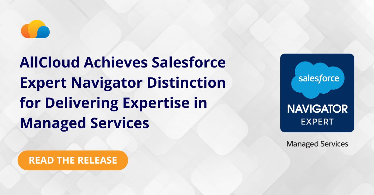 Doug Shepard on LinkedIn: AllCloud Achieves Salesforce Expert Navigator ... Doug Shepard on LinkedIn: AllCloud Achieves Salesforce Expert Navigator ...