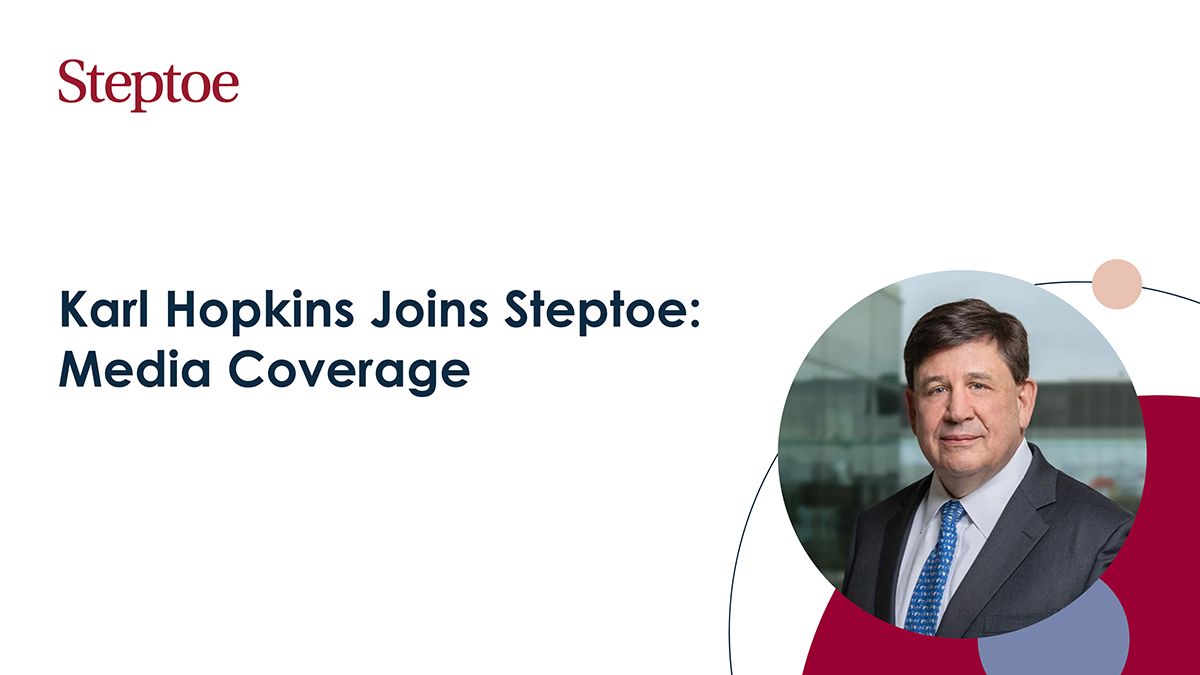 Robyn Crowther on LinkedIn: Karl Hopkins Joins Steptoe: Media Coverage Robyn Crowther on LinkedIn: Karl Hopkins Joins Steptoe: Media Coverage