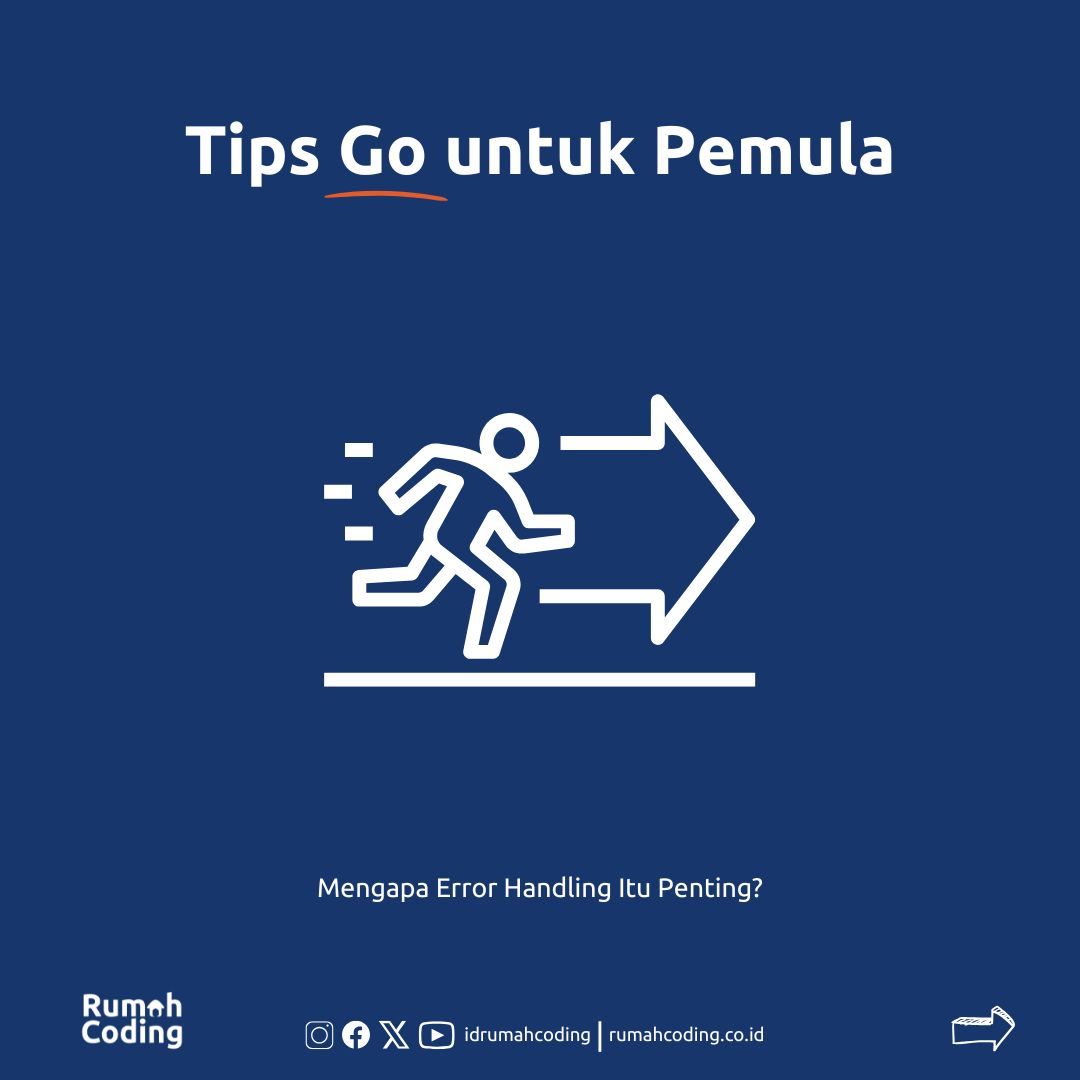 Rumah Coding on LinkedIn: #golangtips #errorhandling #belajargolang Rumah Coding on LinkedIn: #golangtips #errorhandling #belajargolang