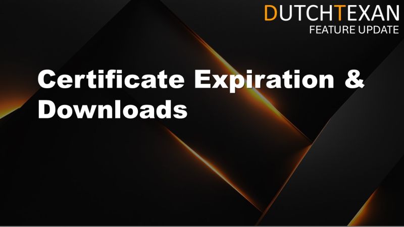 Mark Wieggers on LinkedIn: Certificate Expiration & Downloads Mark Wieggers on LinkedIn: Certificate Expiration & Downloads