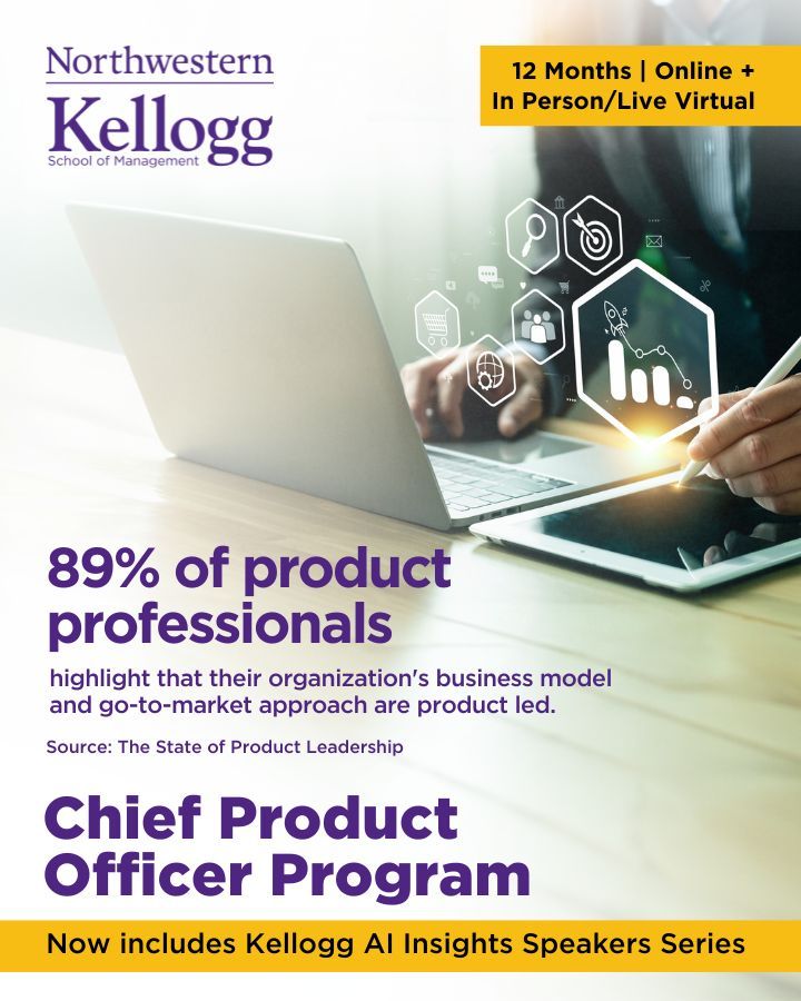 Kellogg Executive Education | Chief Product Officer Program on LinkedIn ... Kellogg Executive Education | Chief Product Officer Program on LinkedIn ...