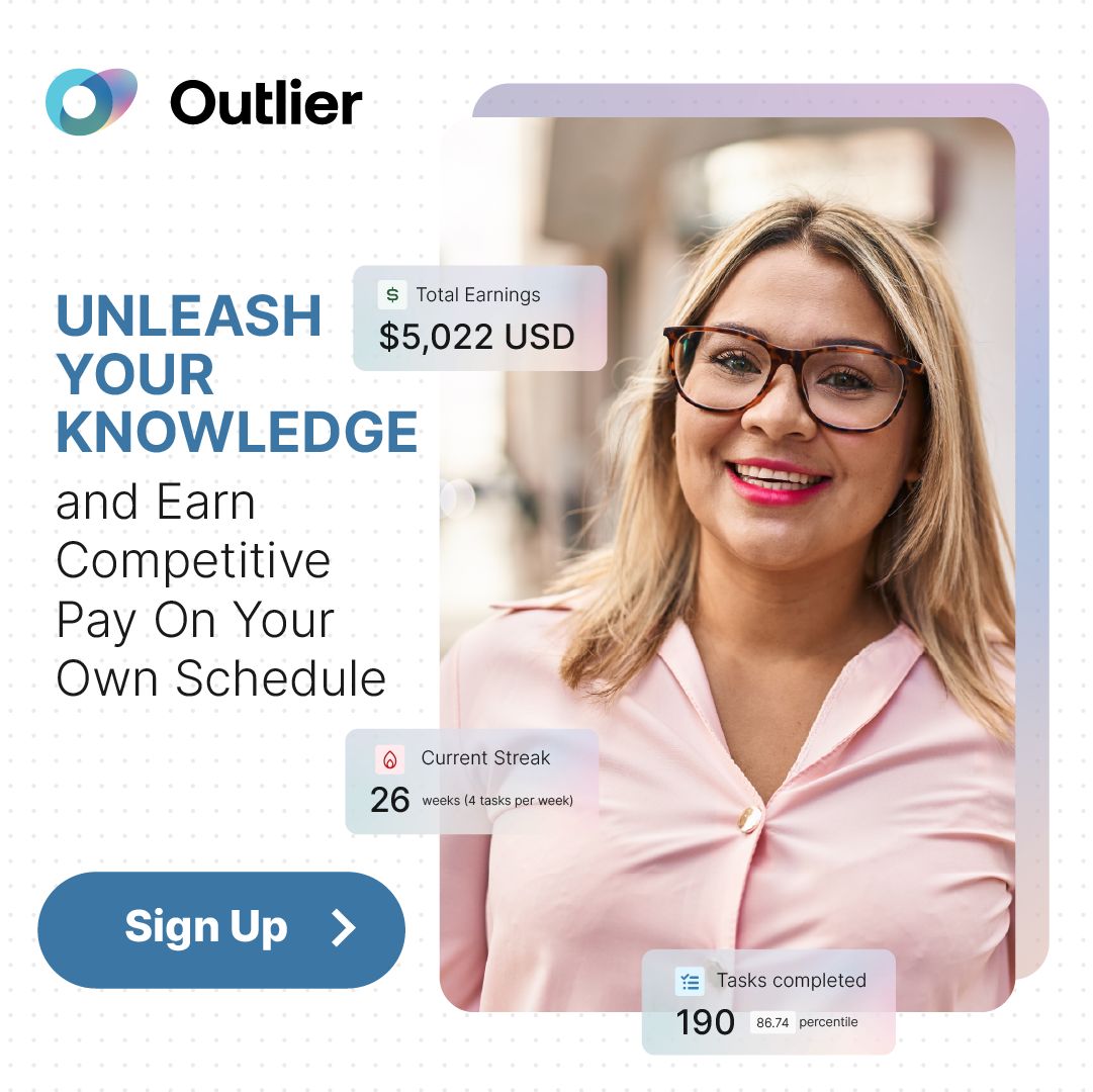 Outlier on LinkedIn: Data Scientists - AI Training (Remote Work, Contract) Outlier on LinkedIn: Data Scientists - AI Training (Remote Work, Contract)