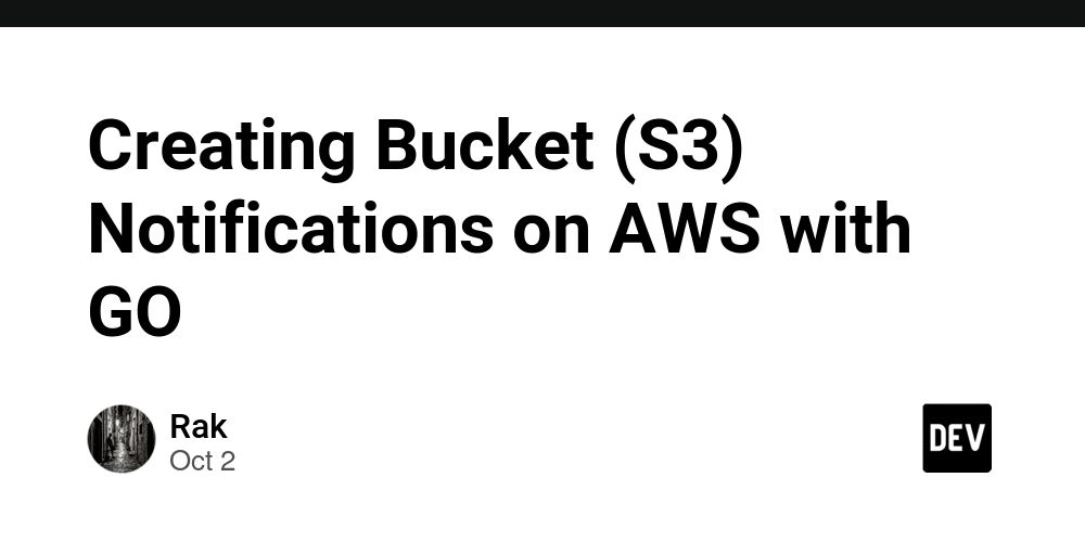 Nitric on LinkedIn: Creating Bucket (S3) Notifications on AWS with GO Nitric on LinkedIn: Creating Bucket (S3) Notifications on AWS with GO