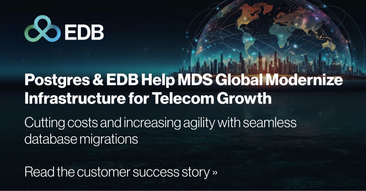 Ankita Mehra on LinkedIn: #edbpostgresai #justsolveitwithpostgres # ... Ankita Mehra on LinkedIn: #edbpostgresai #justsolveitwithpostgres # ...