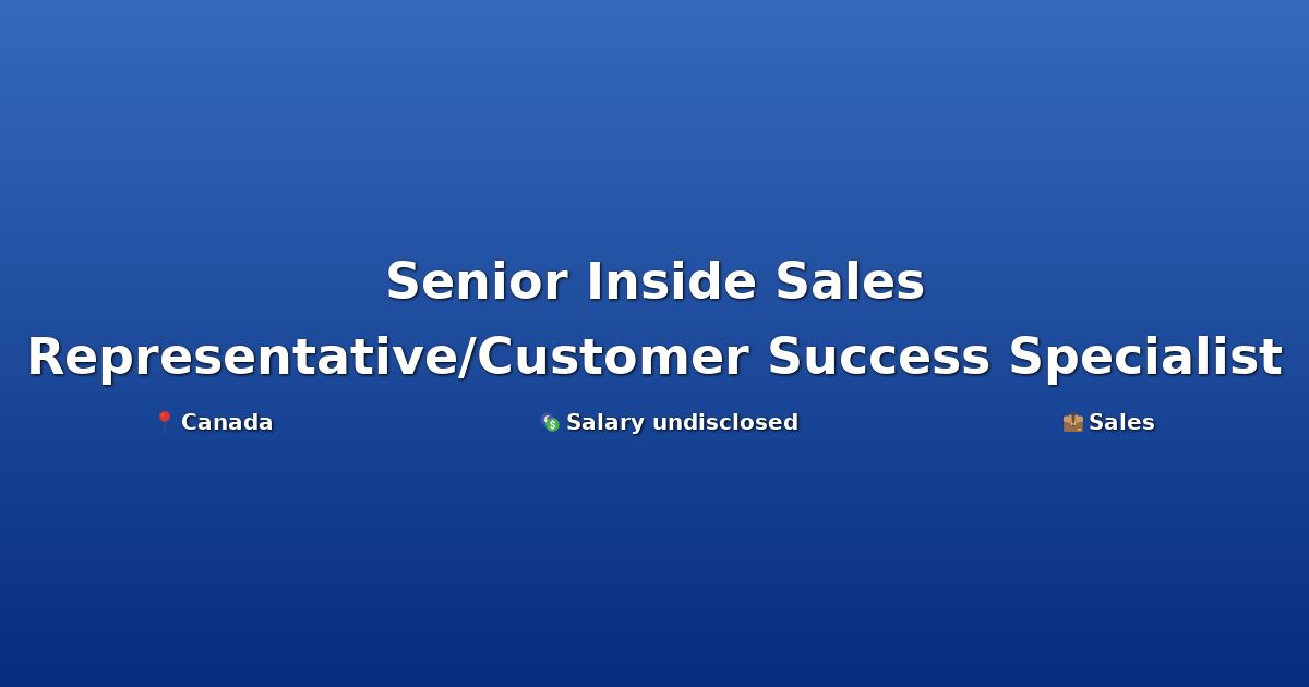 DailyRemote on LinkedIn: Senior Inside Sales Representative/Customer ... DailyRemote on LinkedIn: Senior Inside Sales Representative/Customer ...