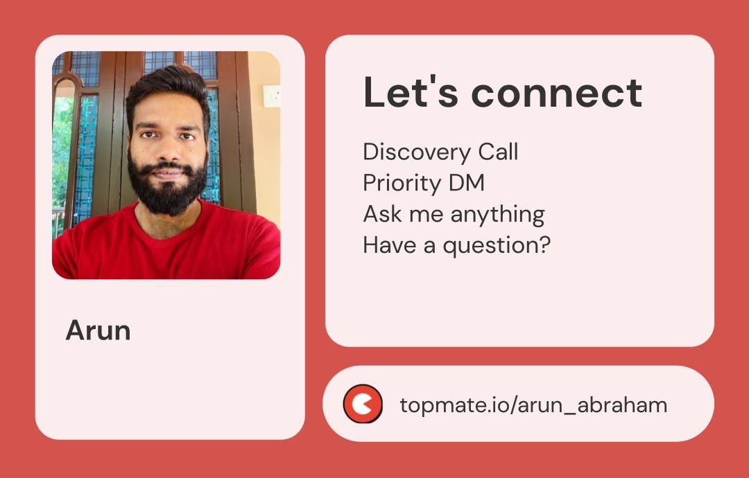 Arun Abraham on LinkedIn: Arun Abraham Arun Abraham on LinkedIn: Arun Abraham