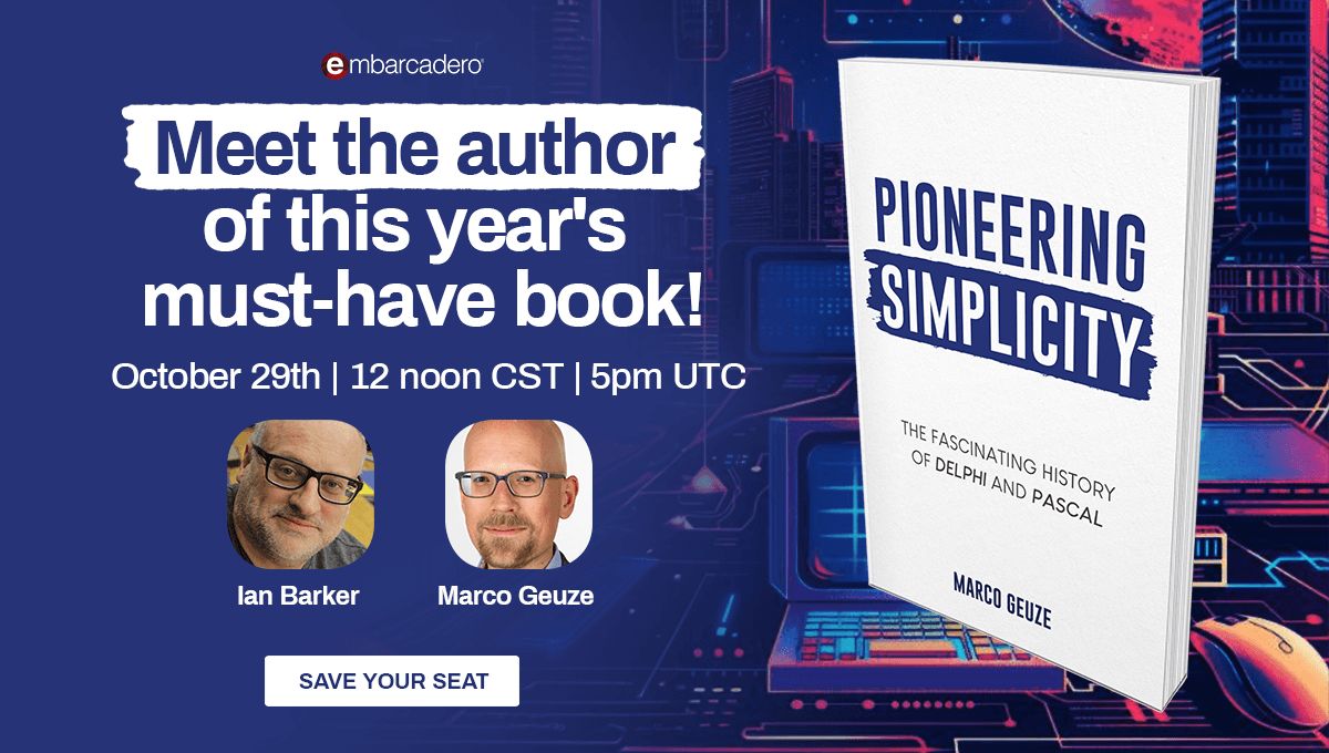 Embarcadero Technologies on LinkedIn: #developers #delphi #book #coding Embarcadero Technologies on LinkedIn: #developers #delphi #book #coding
