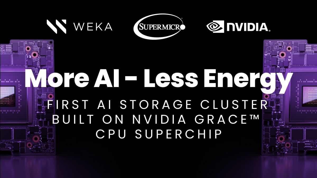 Joe Hassell on LinkedIn: WEKA Unveils Industry’s First AI Storage ... Joe Hassell on LinkedIn: WEKA Unveils Industry’s First AI Storage ...