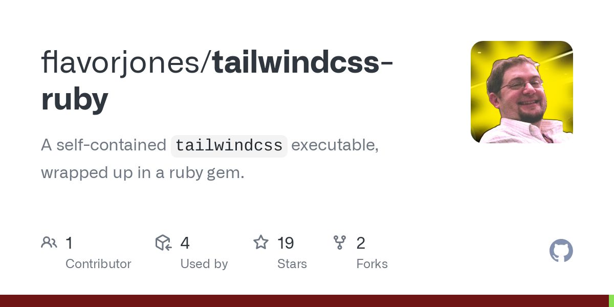 Ruby On Rails Bosnia on LinkedIn: flavorjones/tailwindcss-ruby: A self ... Ruby On Rails Bosnia on LinkedIn: flavorjones/tailwindcss-ruby: A self ...