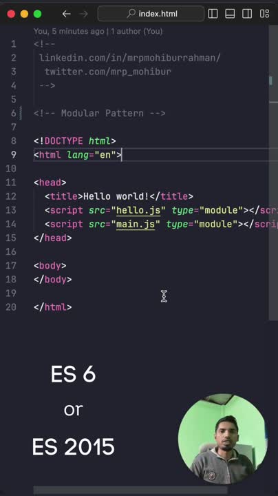 MOHIBUR RAHMAN on LinkedIn: 🚀 JavaScript Modular Pattern: ES6 Modules ... MOHIBUR RAHMAN on LinkedIn: 🚀 JavaScript Modular Pattern: ES6 Modules ...