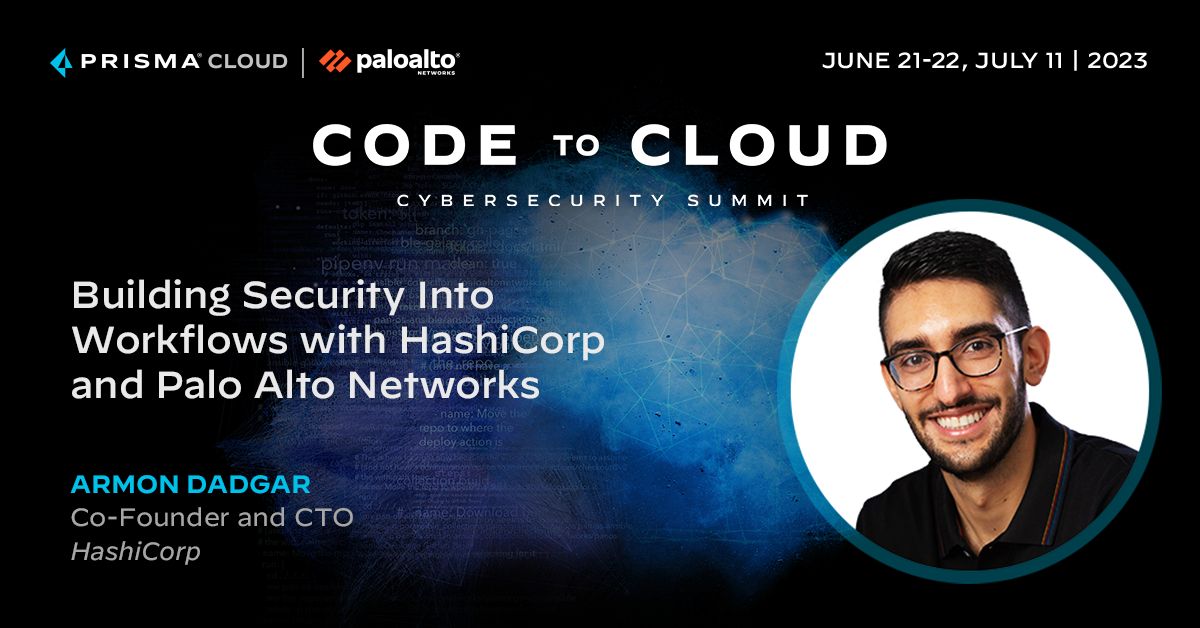 Mahesh Mani on LinkedIn: Code to Cloud Cybersecurity Summit Mahesh Mani on LinkedIn: Code to Cloud Cybersecurity Summit