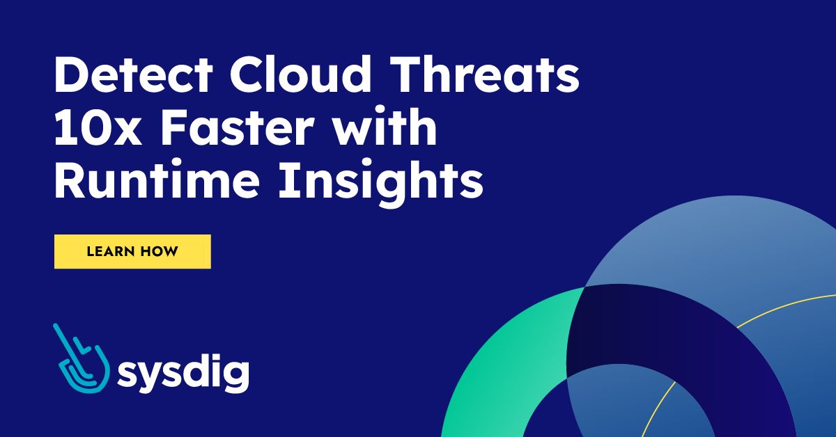 Sysdig on LinkedIn: Sysdig | Cloud Detection and Response Sysdig on LinkedIn: Sysdig | Cloud Detection and Response