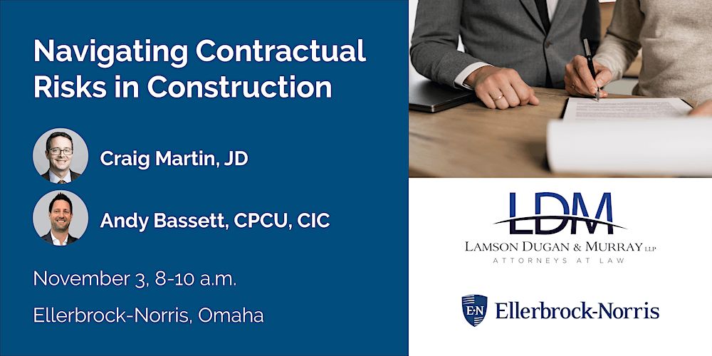 Ellerbrock-Norris on LinkedIn: Navigating Contractual Risks in Construction Ellerbrock-Norris on LinkedIn: Navigating Contractual Risks in Construction