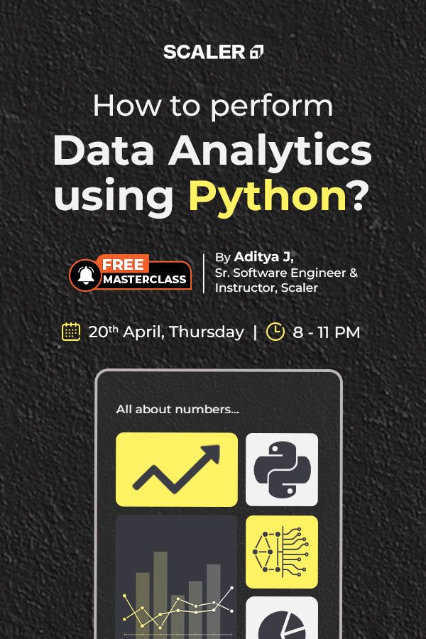 Learn Data Analytics using Python | Scaler Learn Data Analytics using Python | Scaler