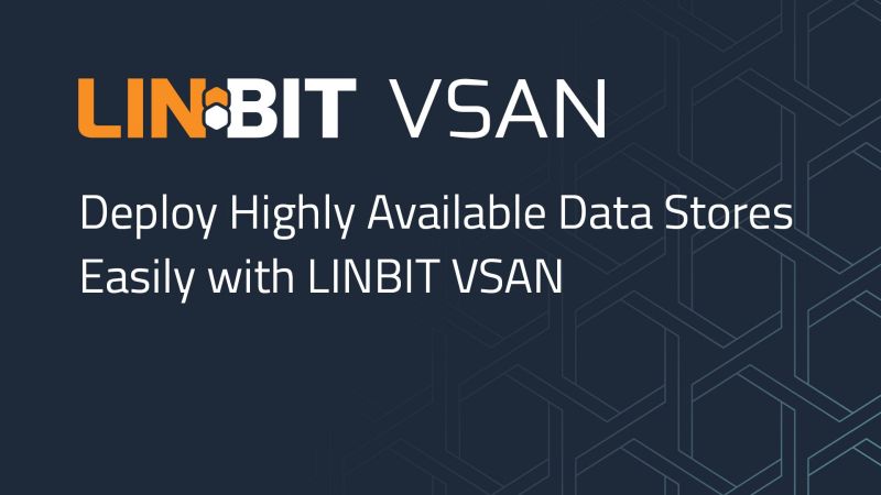 LINBIT on LinkedIn: Deploy Highly Available Data Stores Easily with ... LINBIT on LinkedIn: Deploy Highly Available Data Stores Easily with ...