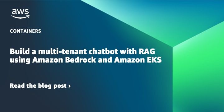Rodrigo Prado on LinkedIn: Build a multi-tenant chatbot with RAG using ... Rodrigo Prado on LinkedIn: Build a multi-tenant chatbot with RAG using ...