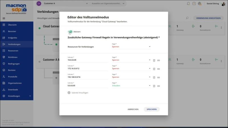 macmon SDP: Full Tunnel Mode | macmon secure GmbH macmon SDP: Full Tunnel Mode | macmon secure GmbH