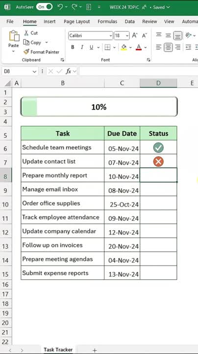 Jon Acampora on LinkedIn: #excel #exceltips #progressbar # ... Jon Acampora on LinkedIn: #excel #exceltips #progressbar # ...