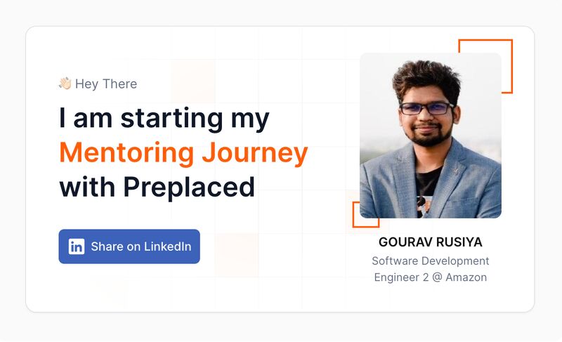 Gourav Rusiya on LinkedIn: Explore Mentor GOURAV RUSIYA Profile | Preplaced Gourav Rusiya on LinkedIn: Explore Mentor GOURAV RUSIYA Profile | Preplaced