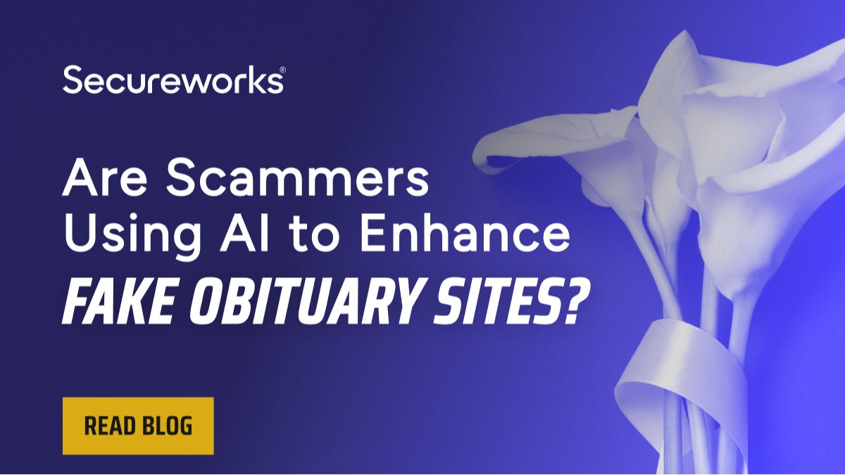 Scam hunting for obituary information by Secureworks | Robert Shaw ... Scam hunting for obituary information by Secureworks | Robert Shaw ...