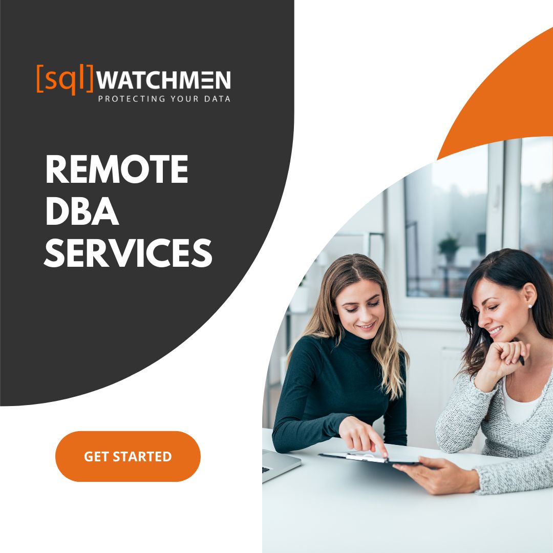 Are you paying too much for your DBA? SQLWatchmen offers a remote DBA ... Are you paying too much for your DBA? SQLWatchmen offers a remote DBA ...