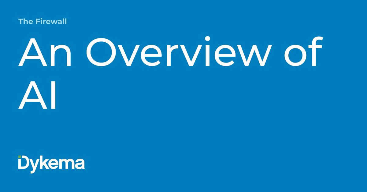 Jason Hanselman on LinkedIn: An Overview of AI | The Firewall Jason Hanselman on LinkedIn: An Overview of AI | The Firewall