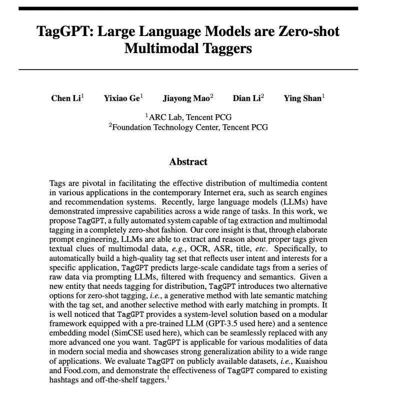 Ahsen Khaliq on LinkedIn: TagGPT: Large Language Models are Zero-shot ... Ahsen Khaliq on LinkedIn: TagGPT: Large Language Models are Zero-shot ...
