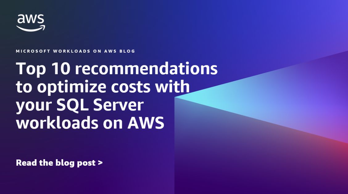 Top 10 recommendations to optimize costs with your SQL Server workloads ... Top 10 recommendations to optimize costs with your SQL Server workloads ...