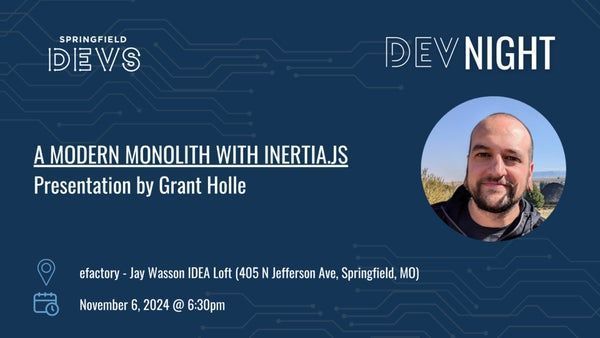 Springfield Devs on LinkedIn: Dev Night - A Modern Monolith with ... Springfield Devs on LinkedIn: Dev Night - A Modern Monolith with ...