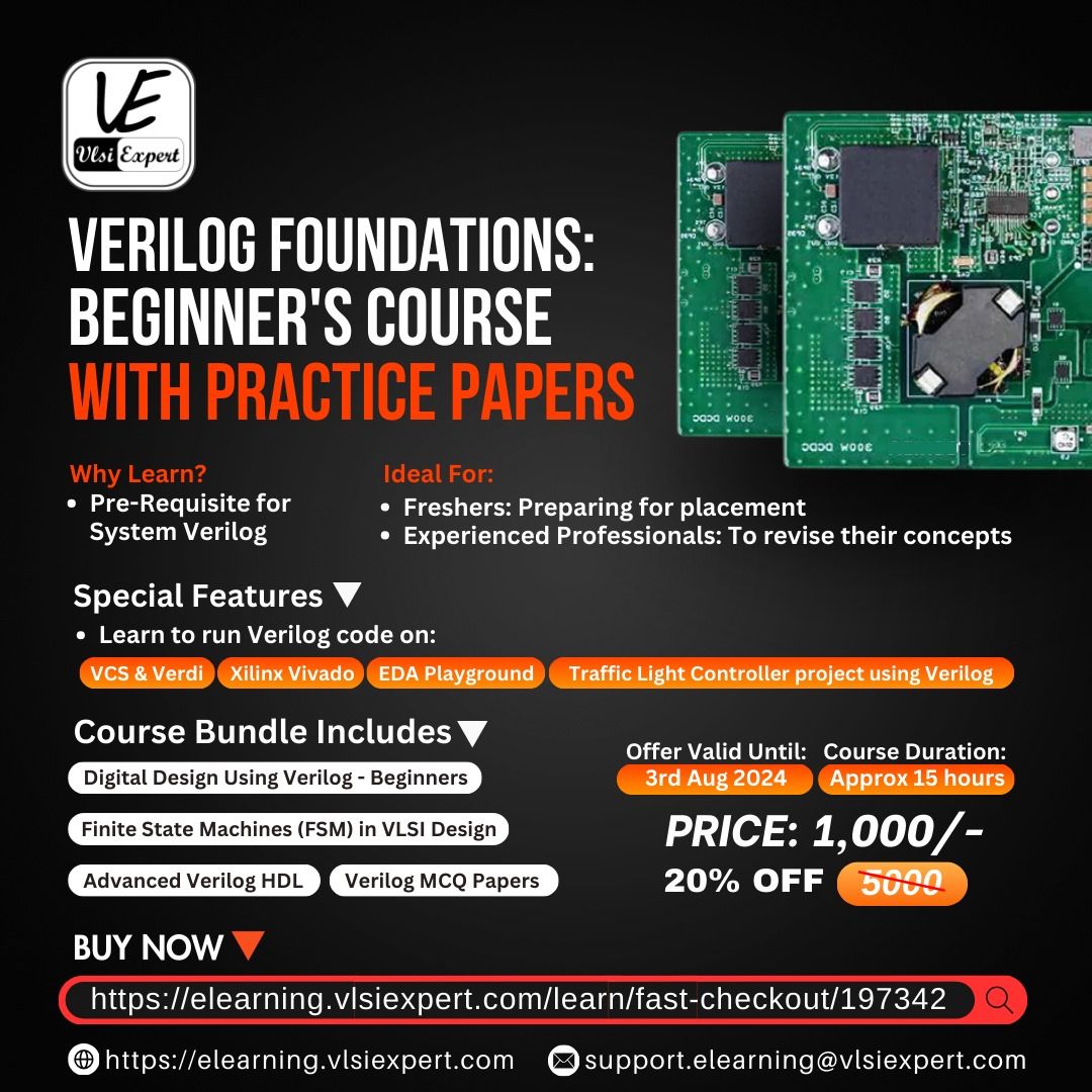 Learn digital design with Verilog bundle | VLSI EXPERT Private Limited ... Learn digital design with Verilog bundle | VLSI EXPERT Private Limited ...