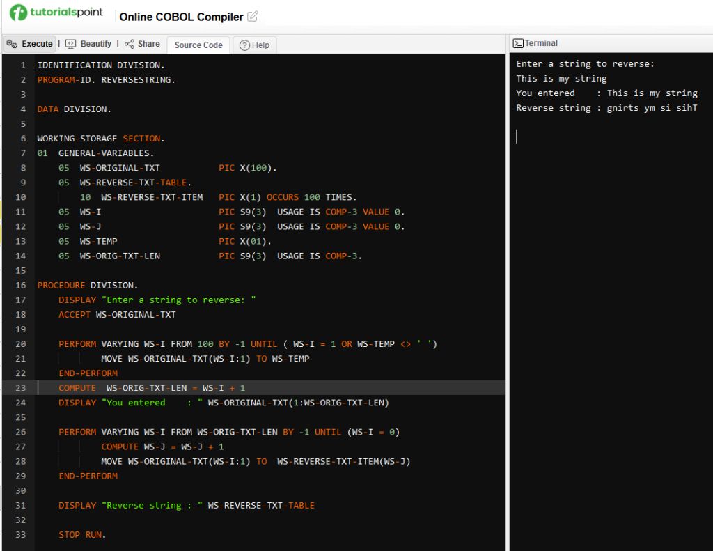 Dean Capps on LinkedIn: Testing online COBOL environments Dean Capps on LinkedIn: Testing online COBOL environments