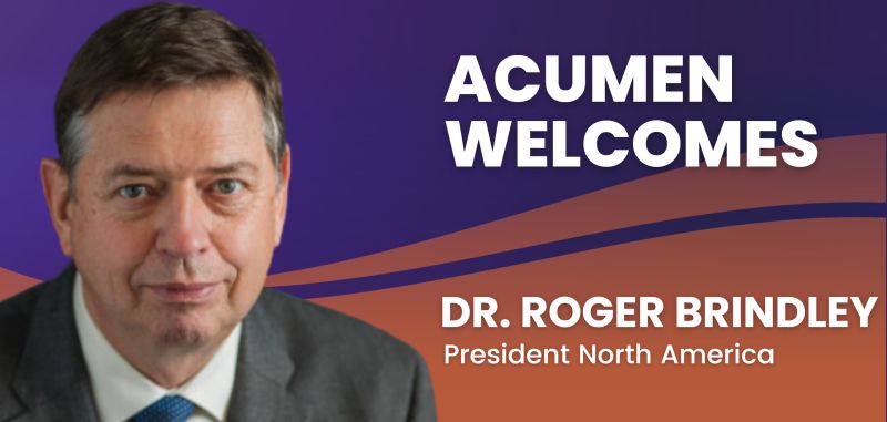 Adrian Mutton on LinkedIn: Acumen Welcomes Dr. Roger Brindley as ... Adrian Mutton on LinkedIn: Acumen Welcomes Dr. Roger Brindley as ...