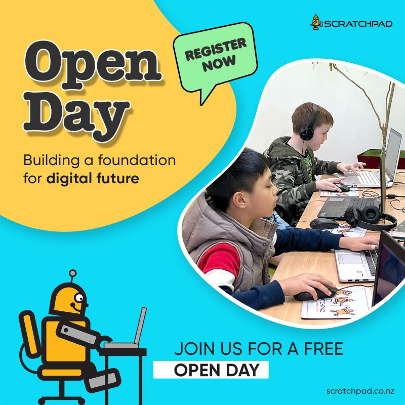 SCRATCHPAD NZ on LinkedIn: #code #learning #openday #learntocode # ... SCRATCHPAD NZ on LinkedIn: #code #learning #openday #learntocode # ...