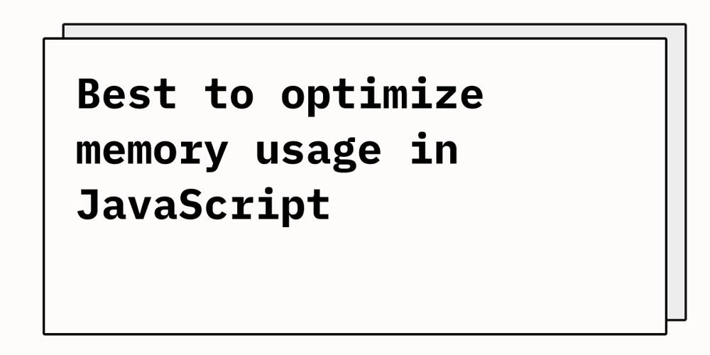 Vue.js Developers on LinkedIn: JavaScript Memory Management and ... Vue.js Developers on LinkedIn: JavaScript Memory Management and ...