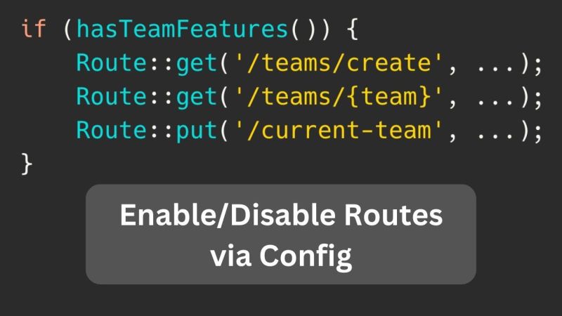 Laravel Routes File with Conditions: JetStream Example | Laravel News Laravel Routes File with Conditions: JetStream Example | Laravel News