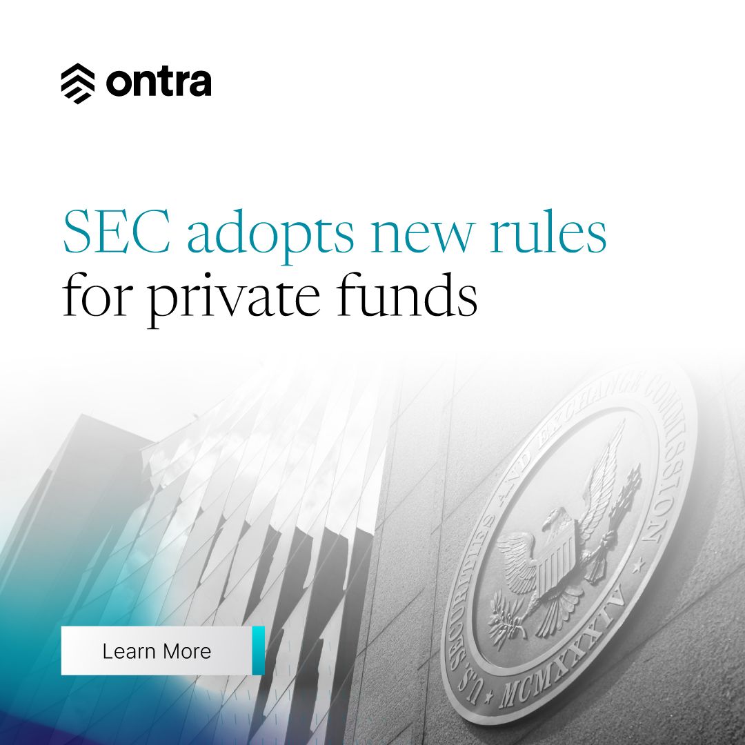 Ontra on LinkedIn: SEC adopts new rules for private funds Ontra on LinkedIn: SEC adopts new rules for private funds