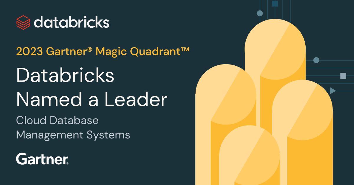 Ling Min Lee on LinkedIn: Databricks Named a Leader in 2023 Gartner ... Ling Min Lee on LinkedIn: Databricks Named a Leader in 2023 Gartner ...