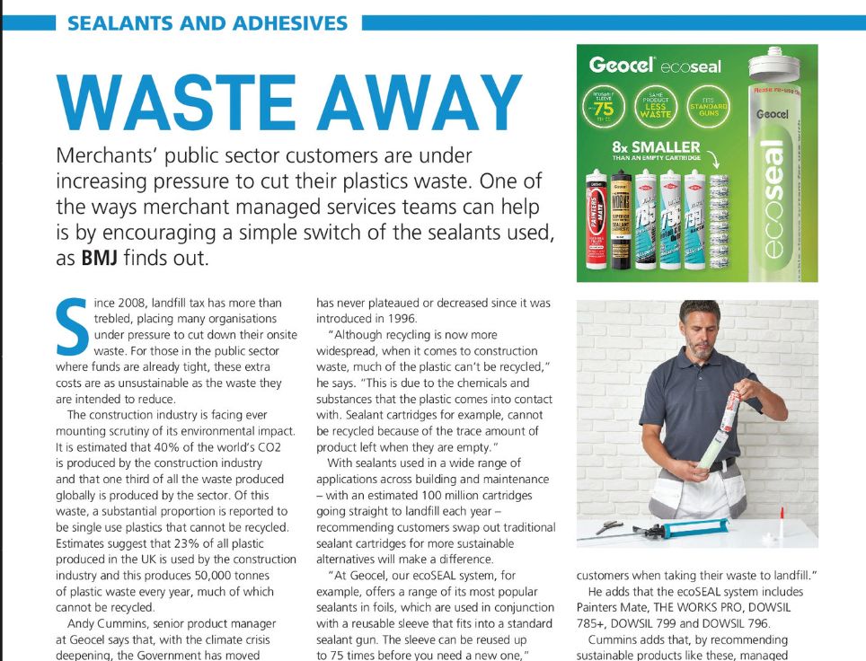 Geocel on LinkedIn: Making a simple switch to ecoSEAL could help you or ... Geocel on LinkedIn: Making a simple switch to ecoSEAL could help you or ...
