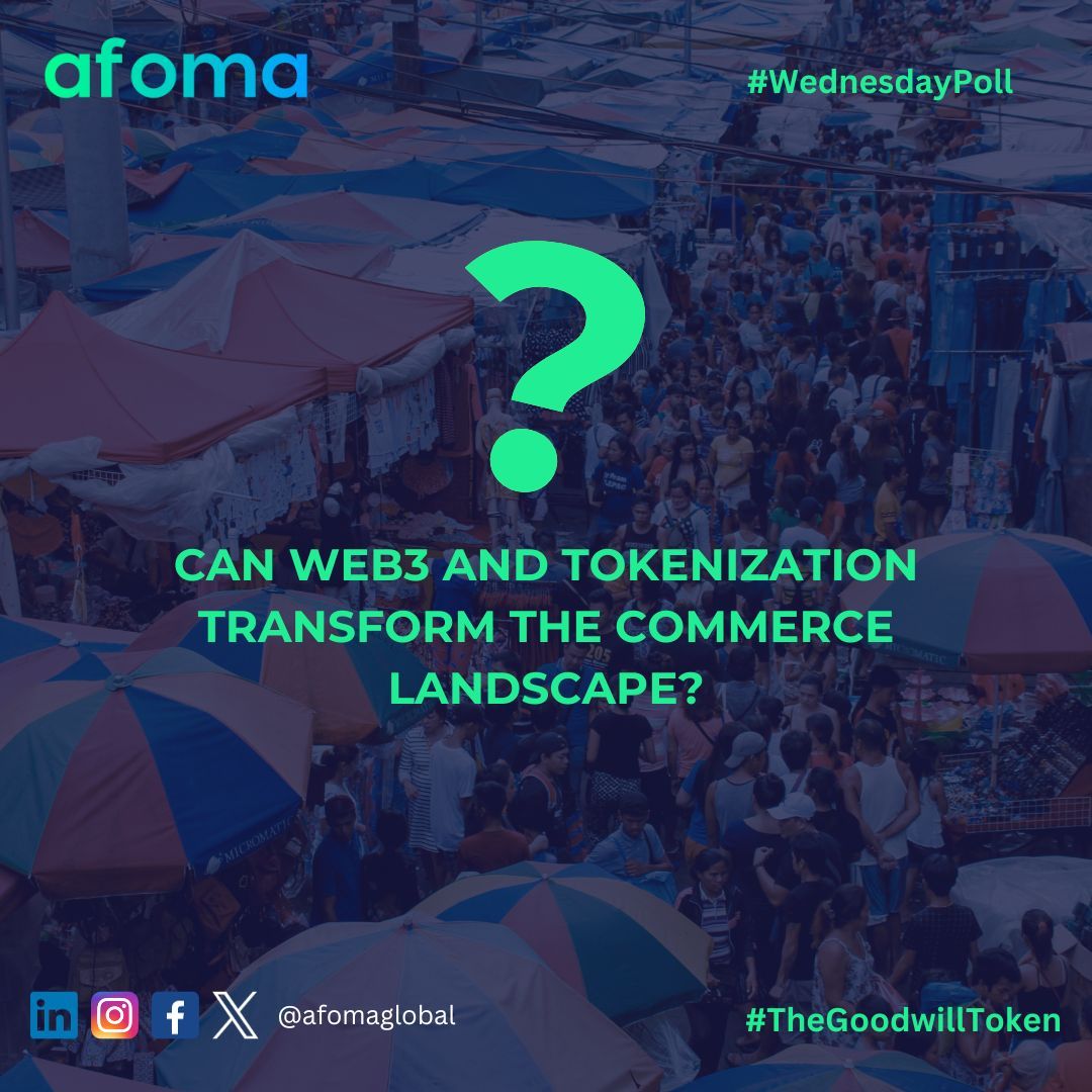 How do you envision Web3 and Tokenization changing commerce? | AFOMA ... How do you envision Web3 and Tokenization changing commerce? | AFOMA ...