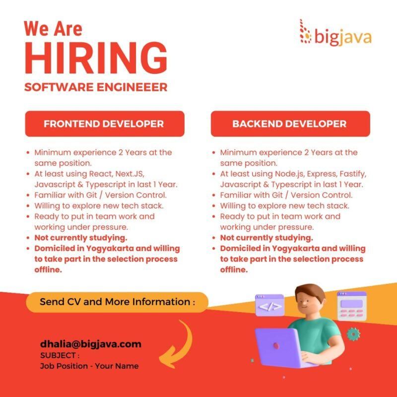 Loker Jogja ID on LinkedIn: Lowongan Kerja Front End dan Back End ... Loker Jogja ID on LinkedIn: Lowongan Kerja Front End dan Back End ...