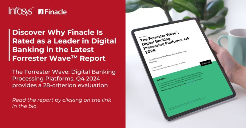 Hari Prasad on LinkedIn: Infosys Finacle has been named a Leader in The ... Hari Prasad on LinkedIn: Infosys Finacle has been named a Leader in The ...