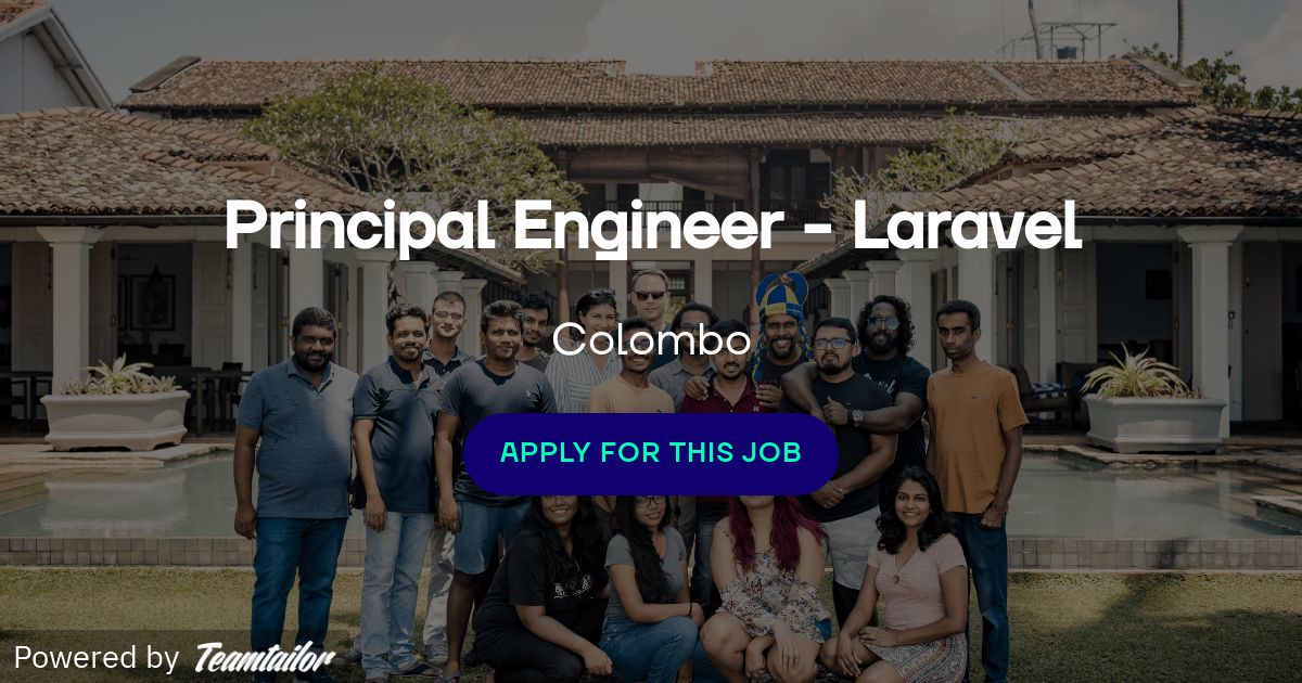 Lucytech on LinkedIn: Principal Engineer - Laravel - Lucytech Lucytech on LinkedIn: Principal Engineer - Laravel - Lucytech