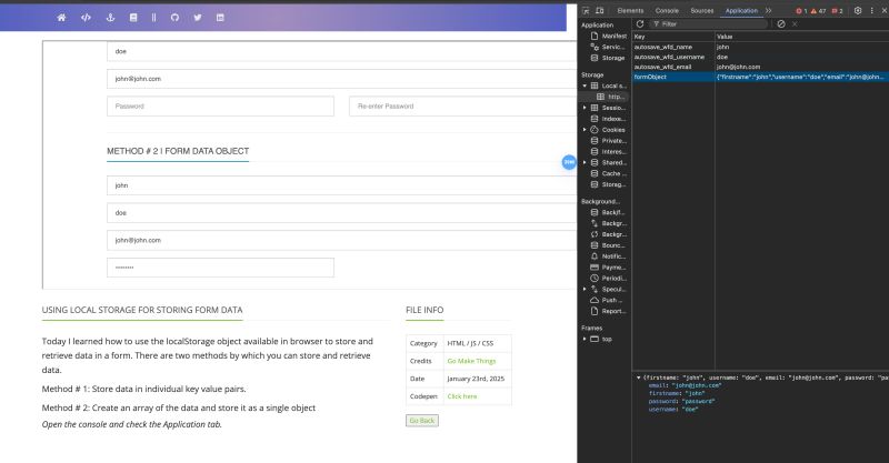 Ritesh Gupta on LinkedIn: I learnt how to use the local storage API to ... Ritesh Gupta on LinkedIn: I learnt how to use the local storage API to ...